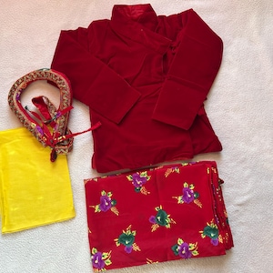 Nepalese Gunyo Choli Set: Traditional Coming-of-age Dress - Etsy