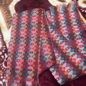 Nepali Dhaka Khada: Ceremonial Print Scarf - Etsy