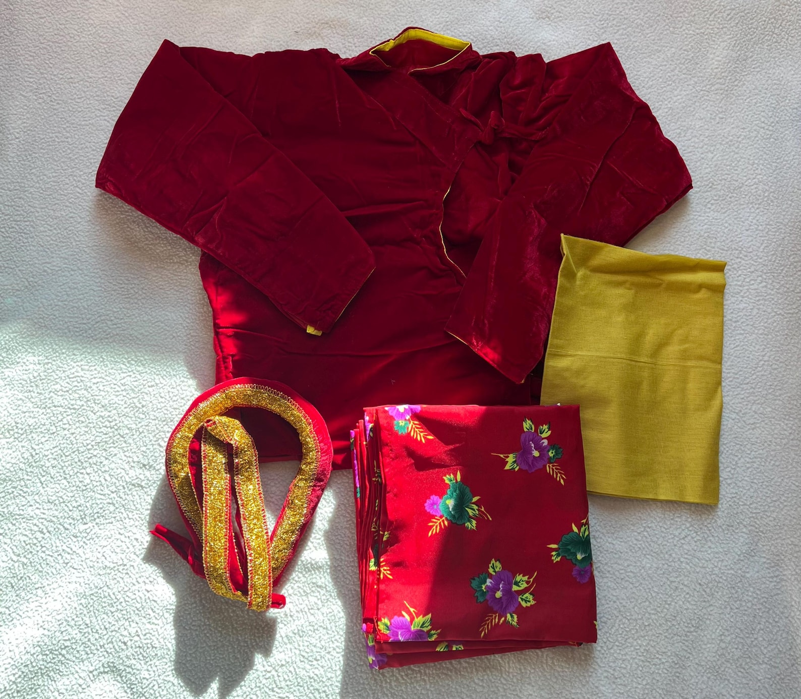 Nepalese Gunyo Choli Set: Traditional Coming-of-age Dress - Etsy