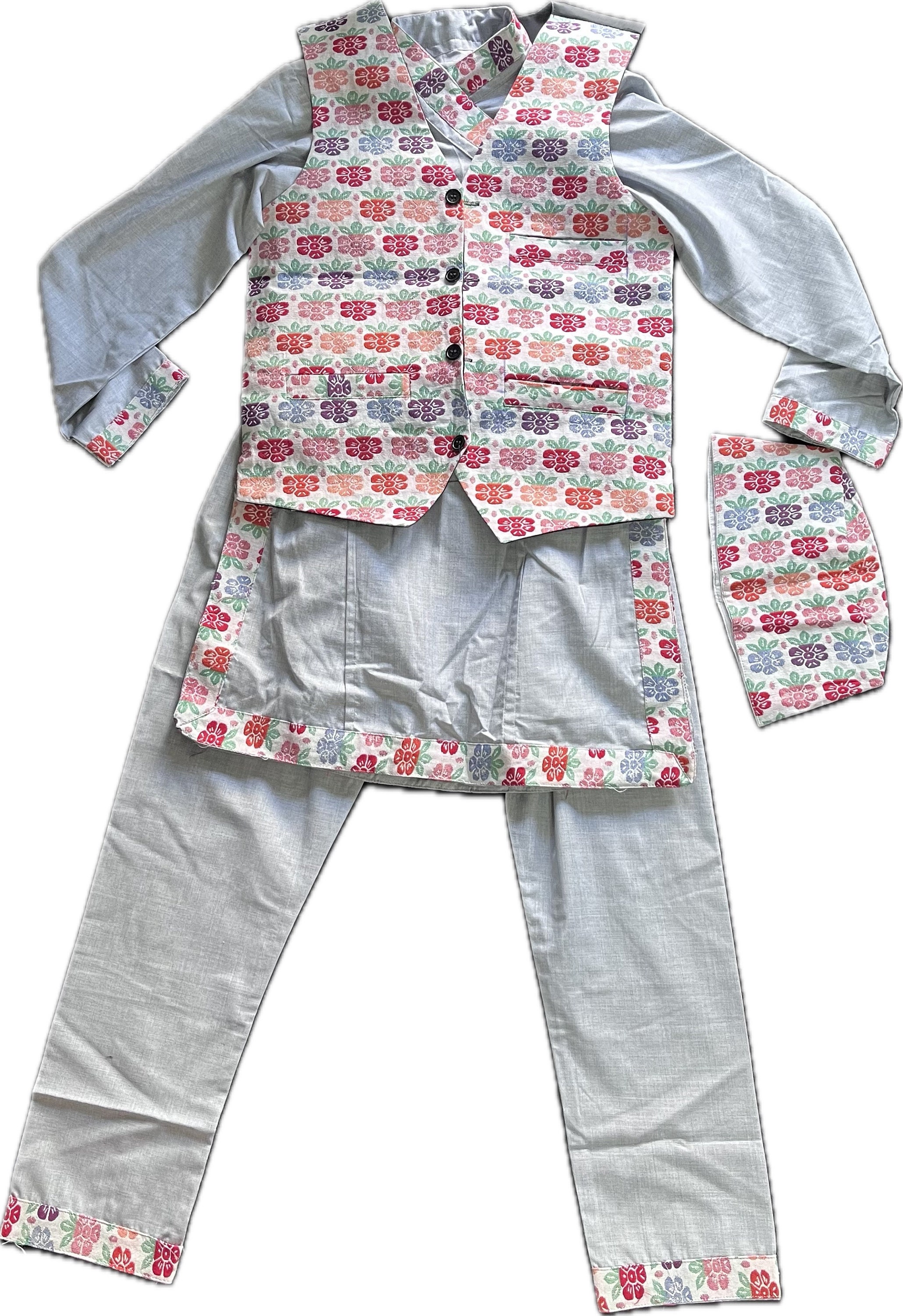 Nepali Daura Surwal Ashcoat Set - Boys & Men - Etsy