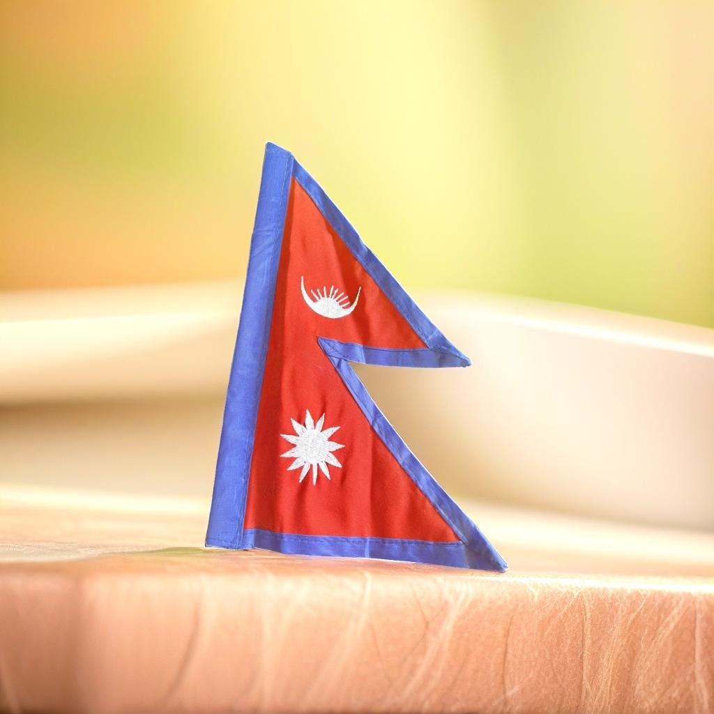 Nepali Flag | Nepal Flag With Stand - Etsy
