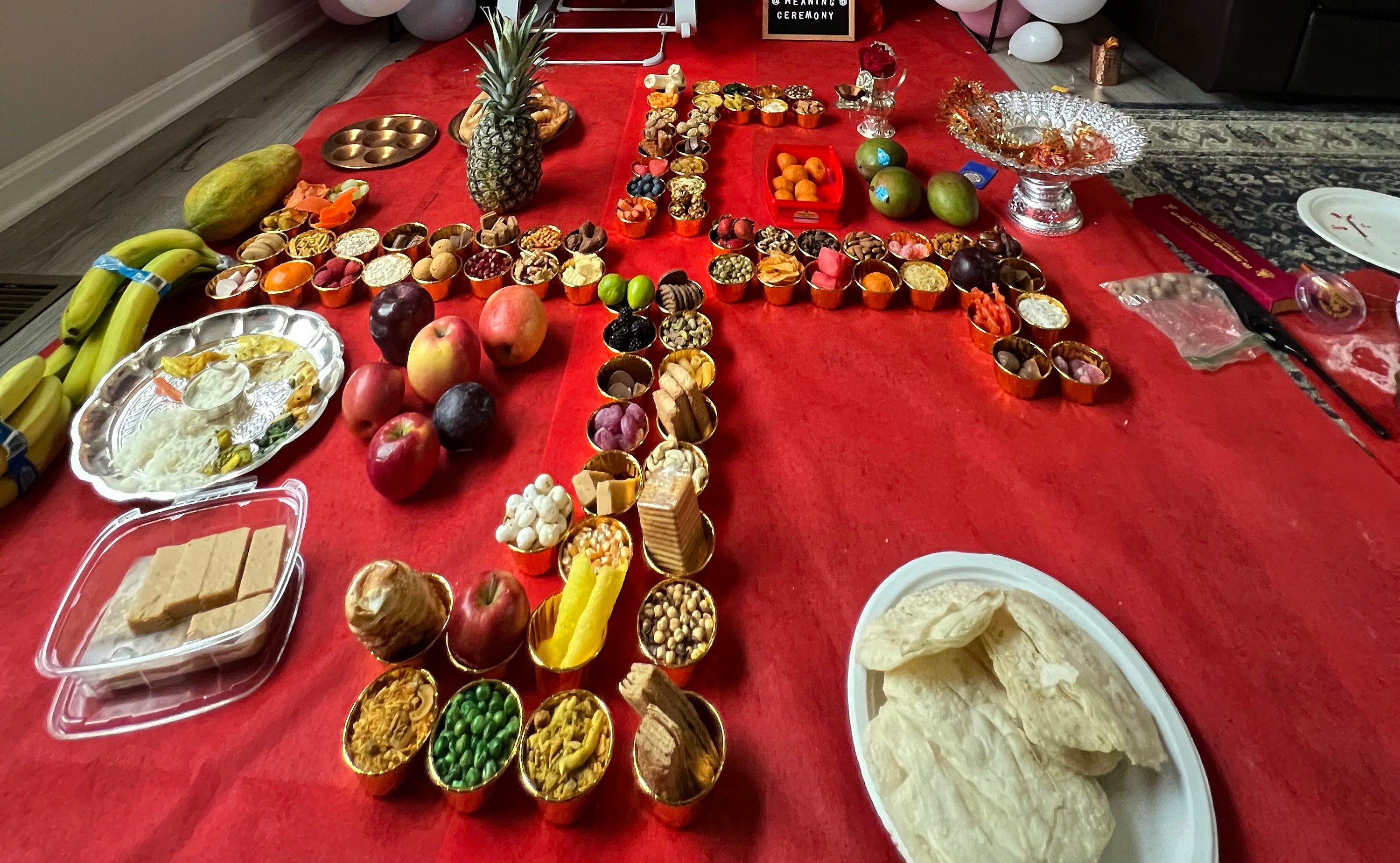 Annaprashan Decoration Bowl/ Rice Weaning Bowl for 84 Dishes / 84 Bowl ...