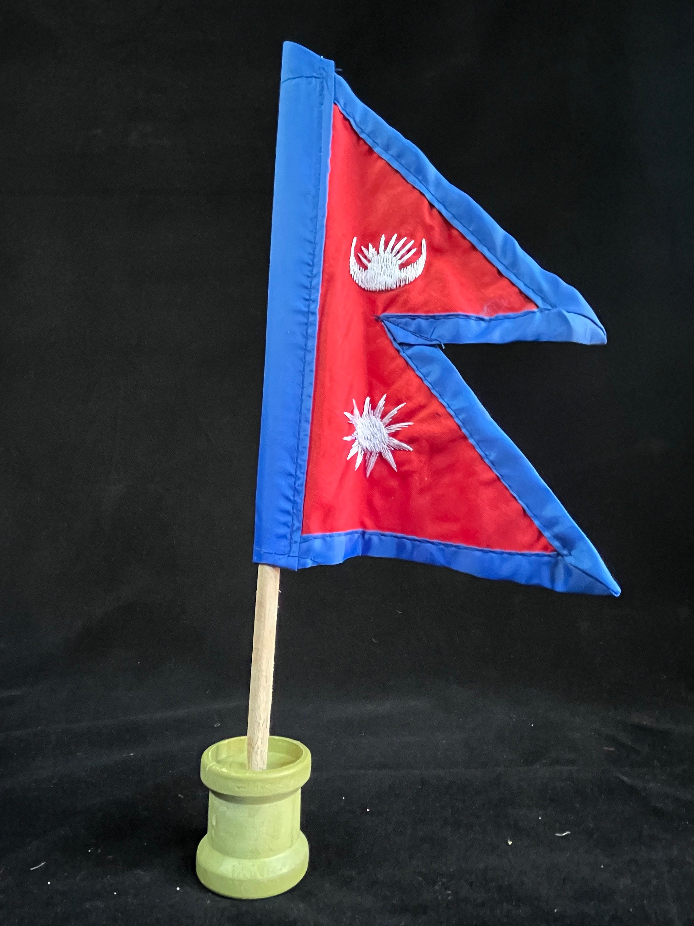 Nepali Flag | Nepal Flag With Stand - Etsy