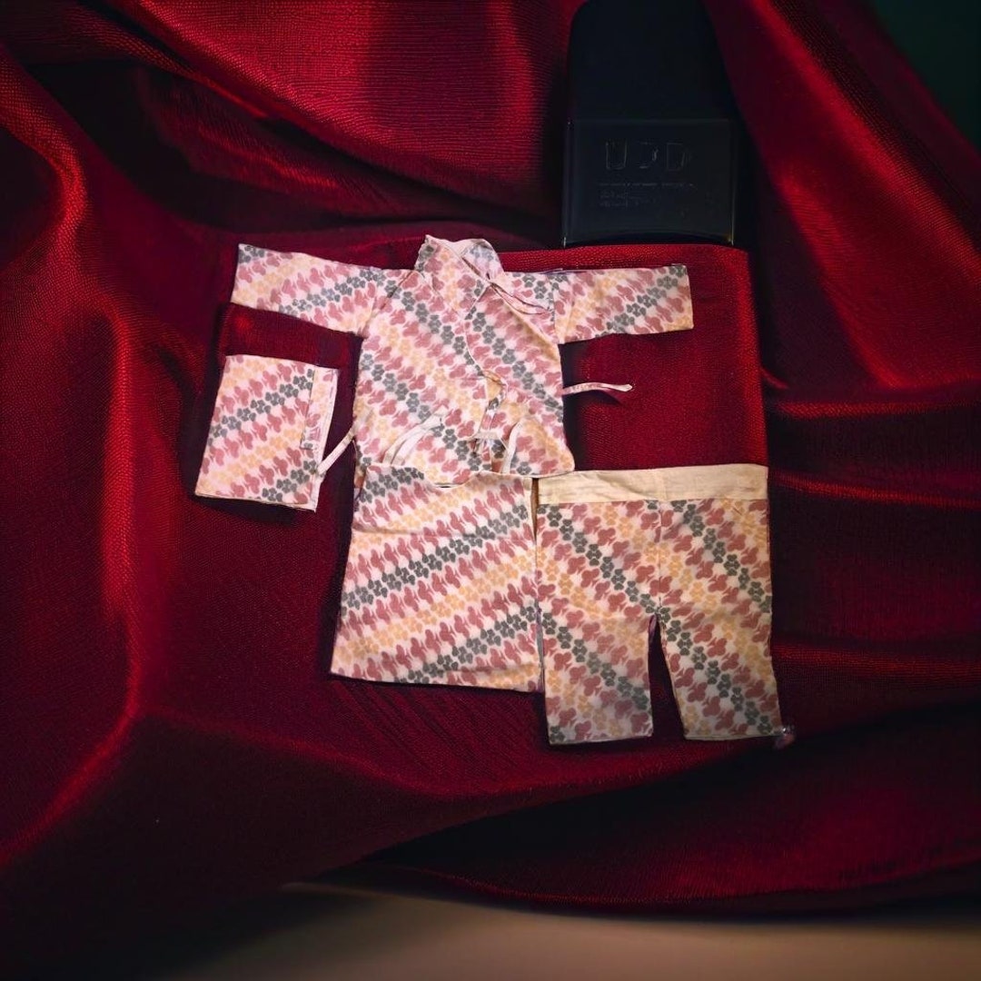 Infant Nepali Dhaka Bhoto Set: Malmal Kapda Baby Outfit - Etsy