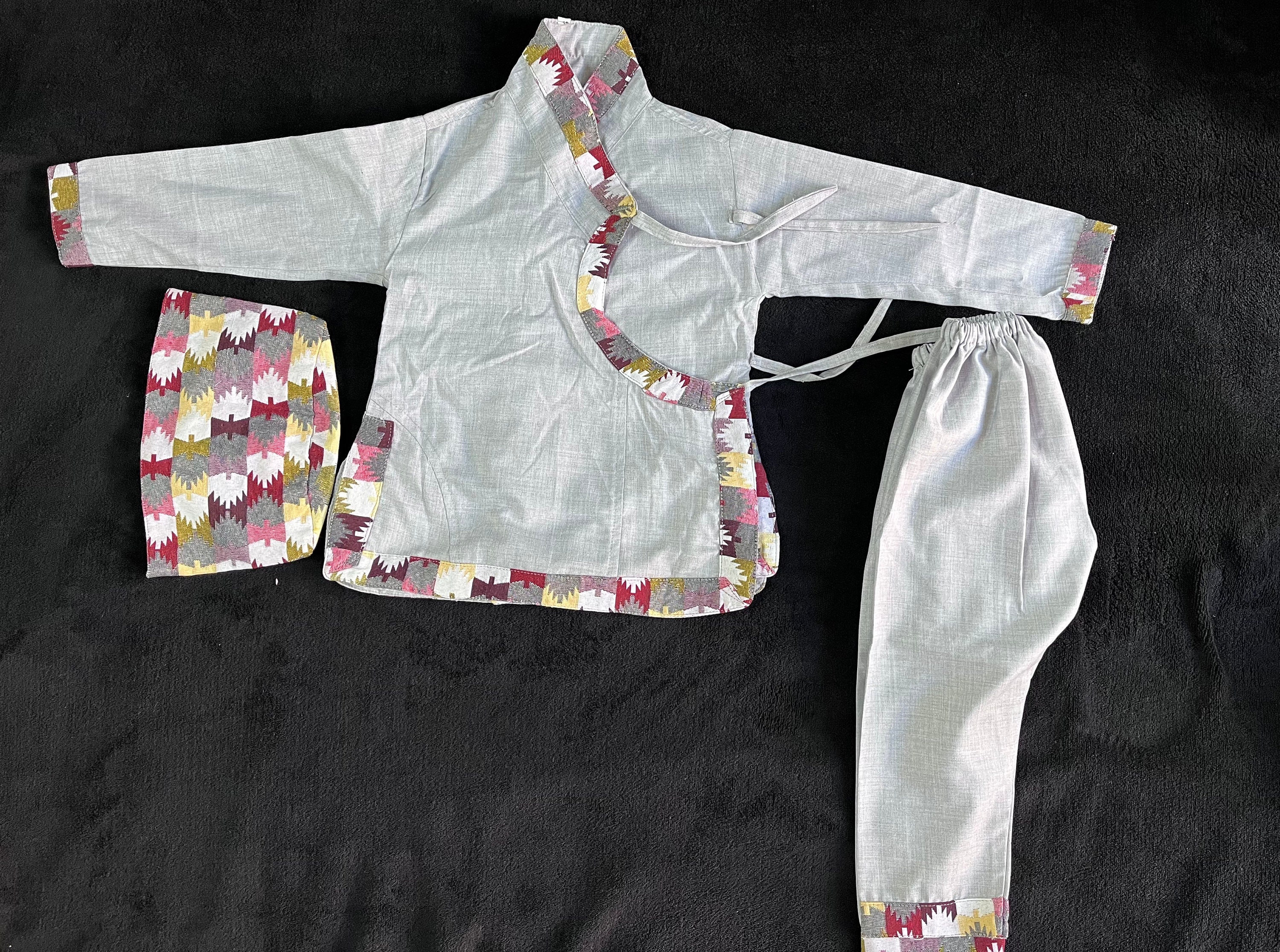 Nepali Daura Surwal Ashcoat Set - Boys & Men - Etsy