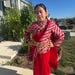 Girls' Gunyo Choli Set: Traditional Nepali Sari for Cultural Events - Etsy