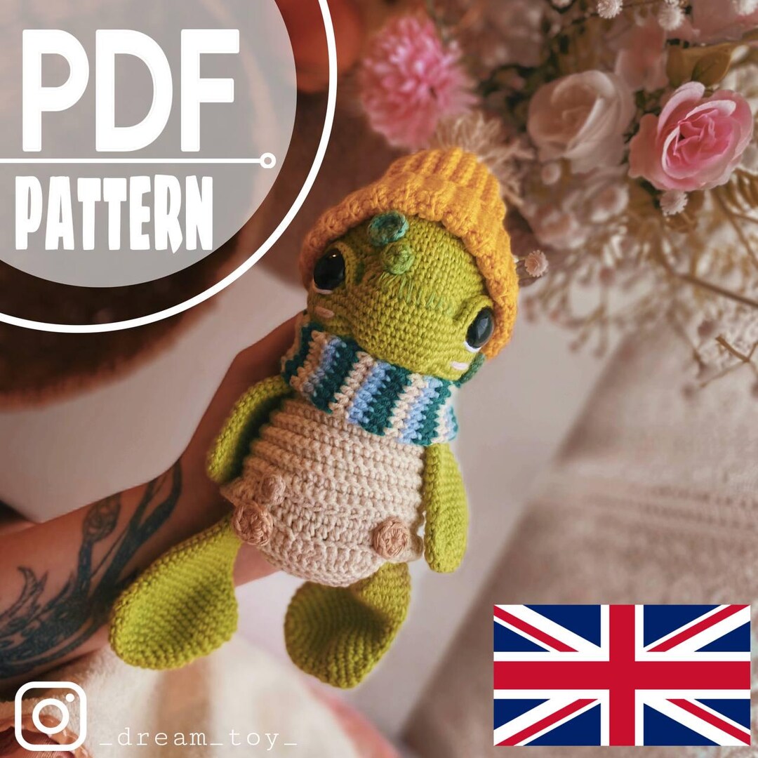 Crochet Pattern: Little Turtle - Etsy