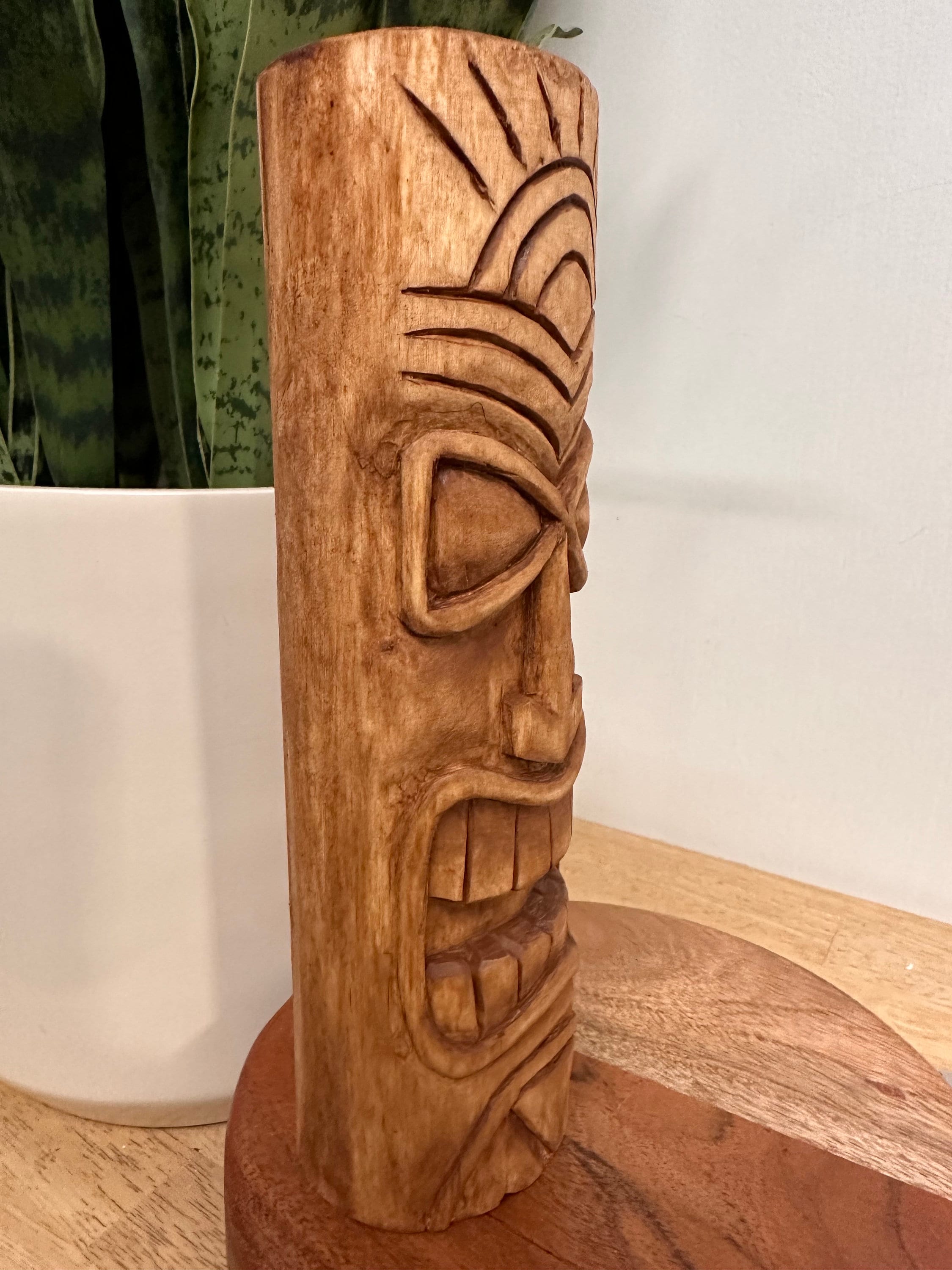 Hand Carved Tiki - Etsy