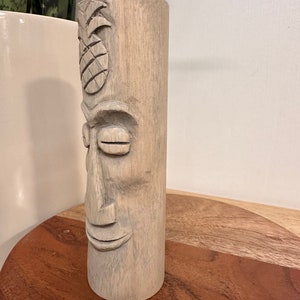 Hand Carved Desktop Tiki Totem Statue - Etsy