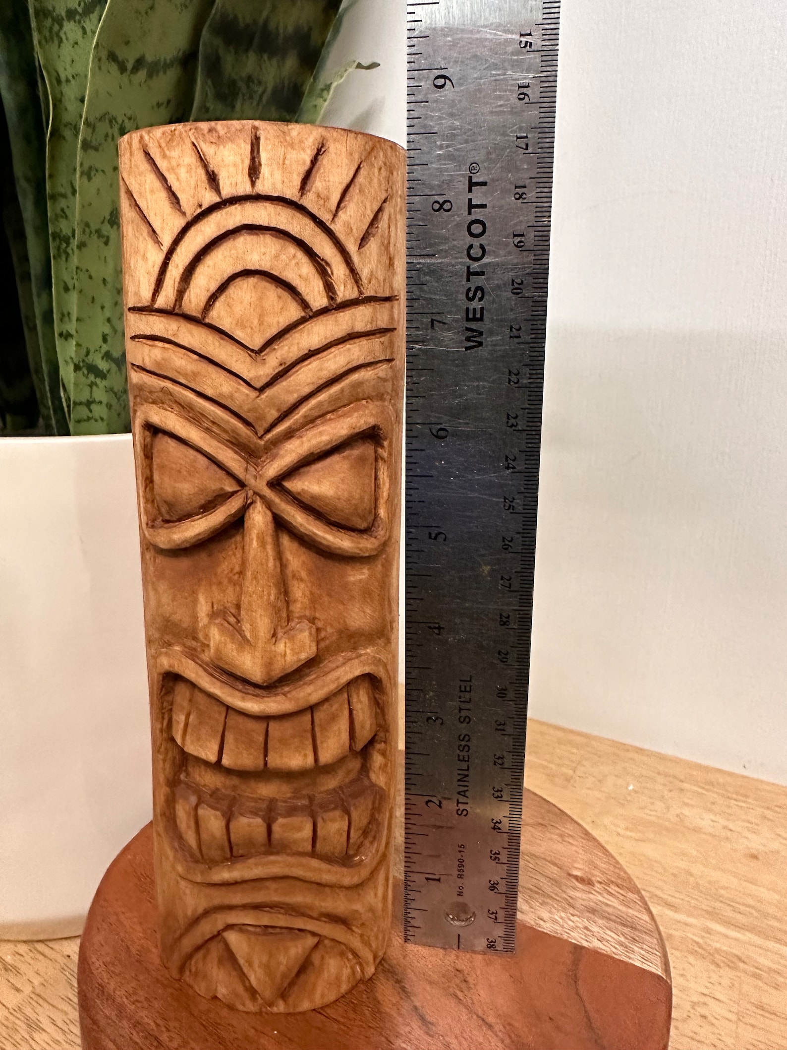 Hand Carved Tiki - Etsy