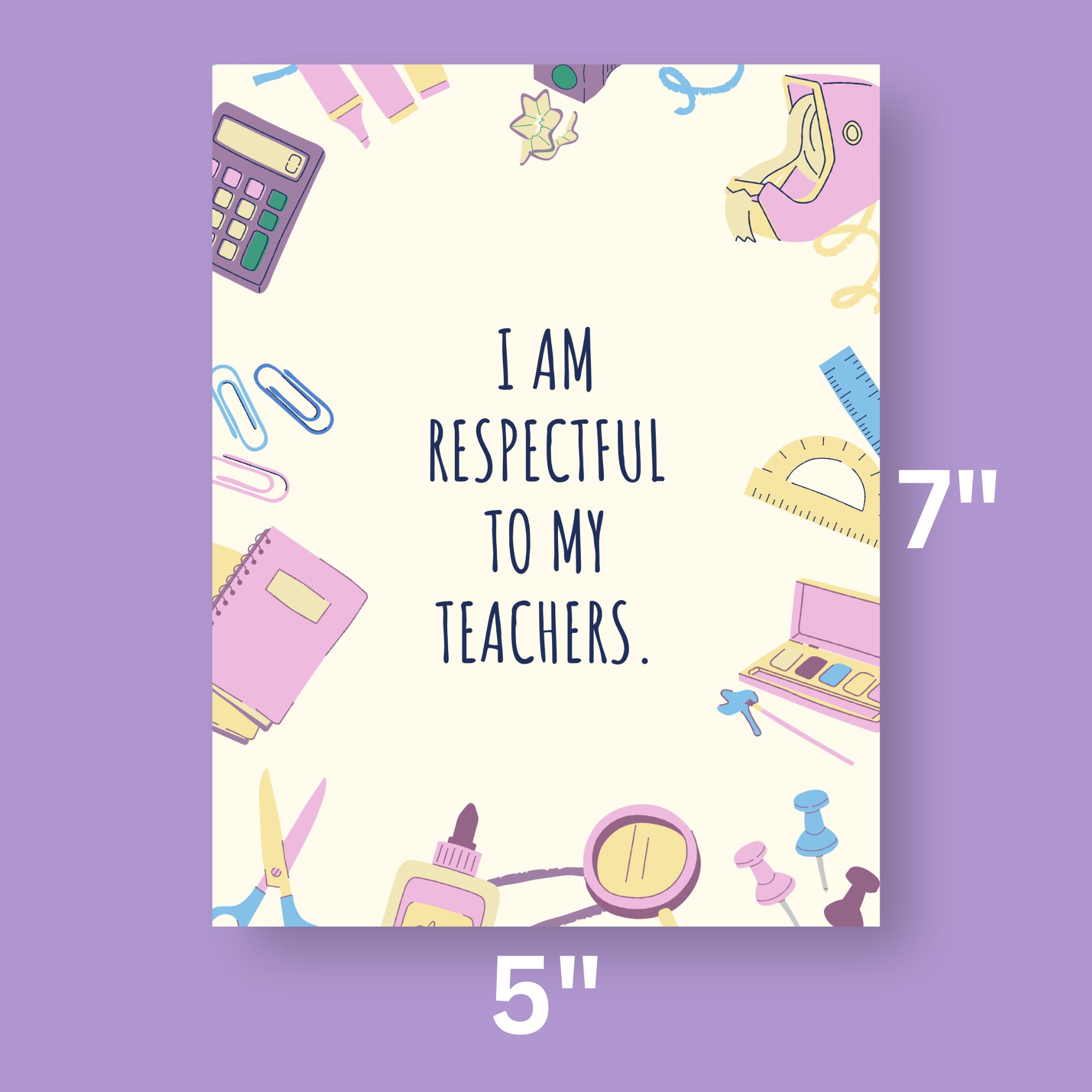 50 Positive Affirmations for Kids Children's Affirmations Canva ...