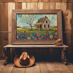 Cozy Homestead Wall Art, Country Life Home Decor, Meadow Farm ...