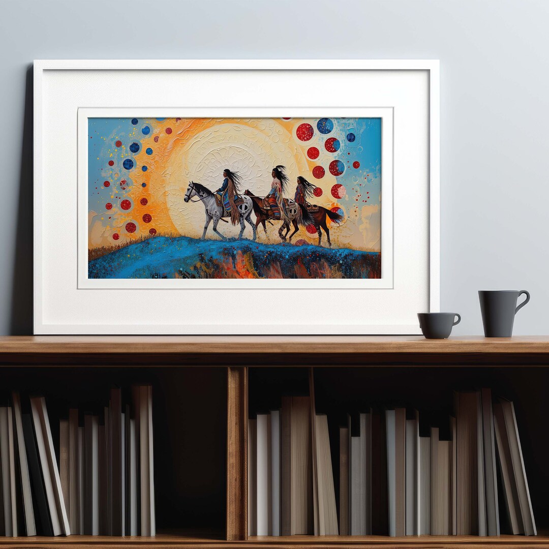 Native Landscape Wall Art, Cultural Heritage Printable, Indigenous Home ...