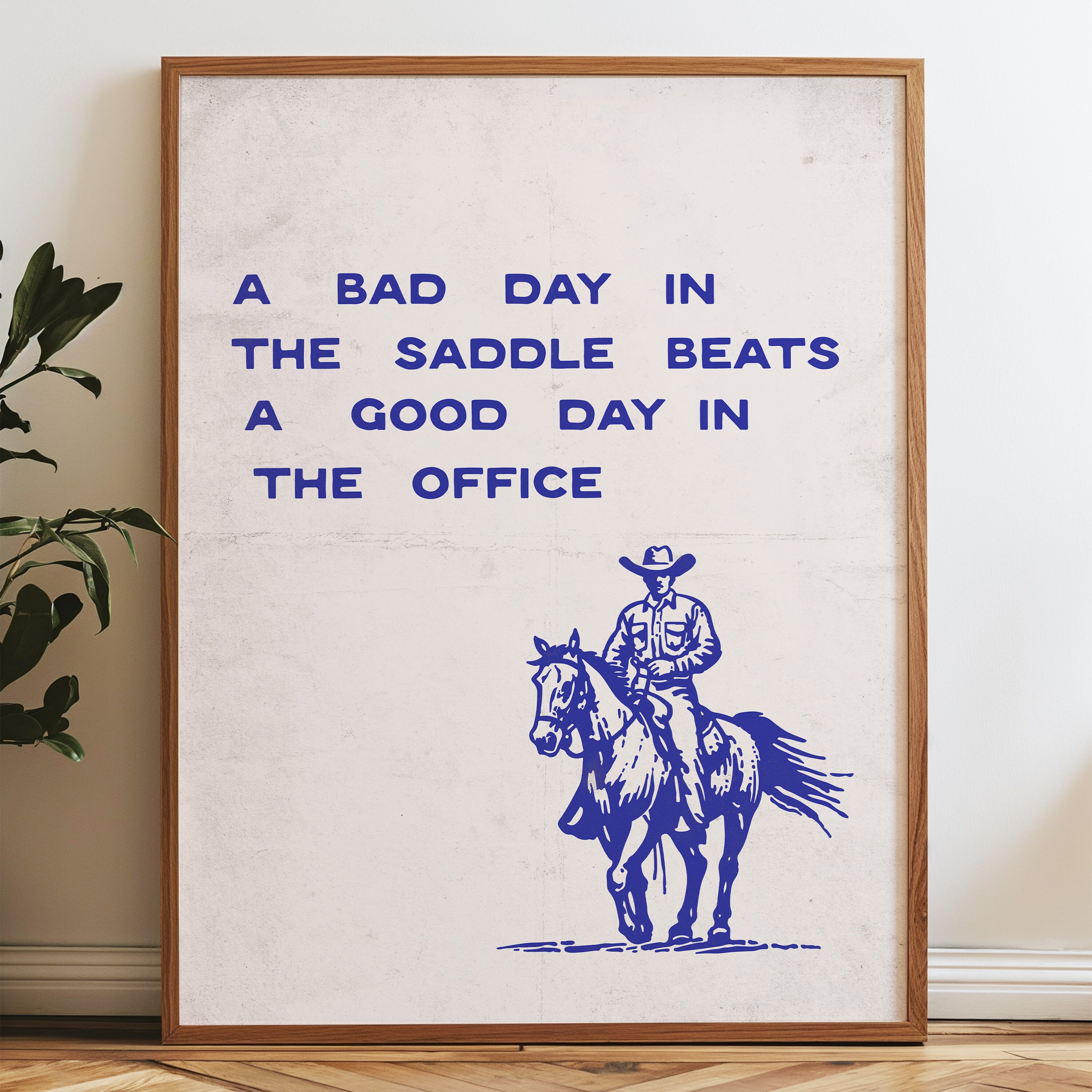 Vintage Cowboy Poster: Rustic Wild West Art Print (digital Download) - Etsy