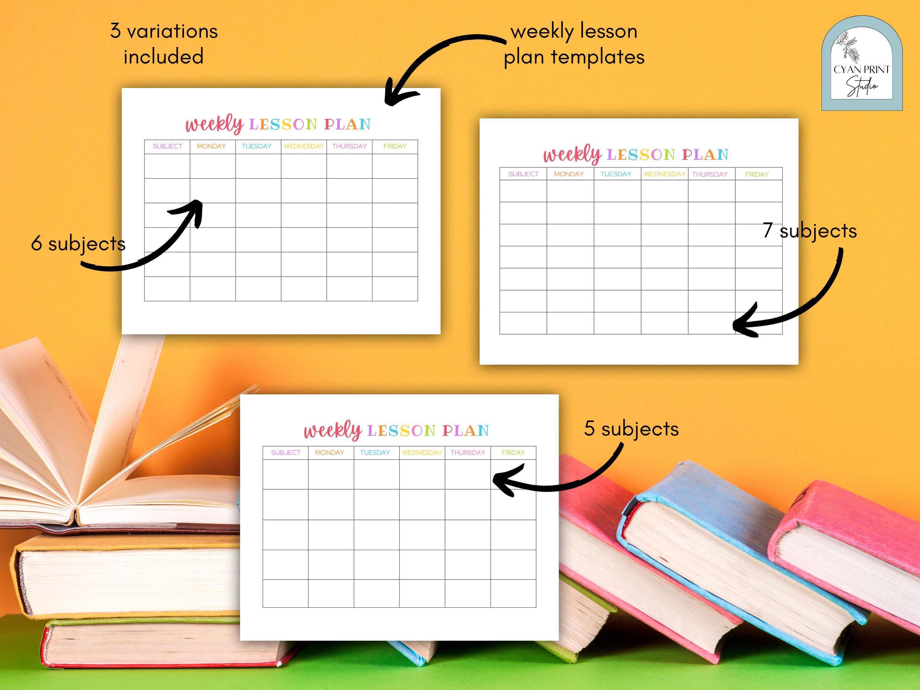 Lesson Plan Template, Lesson Plan Printable, Homeschool Teacher ...