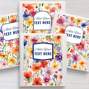 Customizable Binder & Spine Cover, Office Organizer, Binder Inserts ...