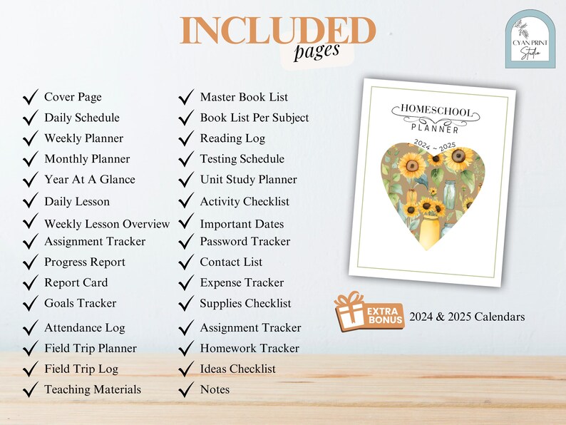 Editable Homeschool Planner, Lesson Plan Printable, Academic Planner ...