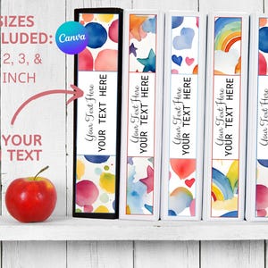 Customizable Binder & Spine Cover, Office Organizer, Binder Inserts ...