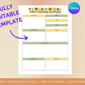 Editable Homeschool Planner, Lesson Plan Printable, Academic Planner ...