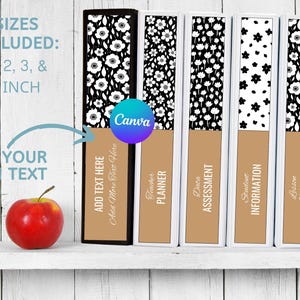 Customizable Classroom Binder & Spine Cover, Educator Organizer ...