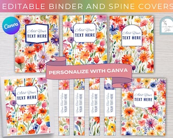 Customizable Classroom Binder & Spine Cover, Educator Organizer ...