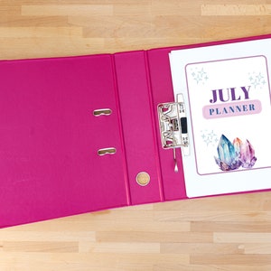 Printable July Planner, Monthly Planner, July Organizer, Daily Planner ...
