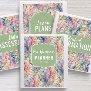 Customizable Classroom Binder & Spine Cover, Educator Organizer ...