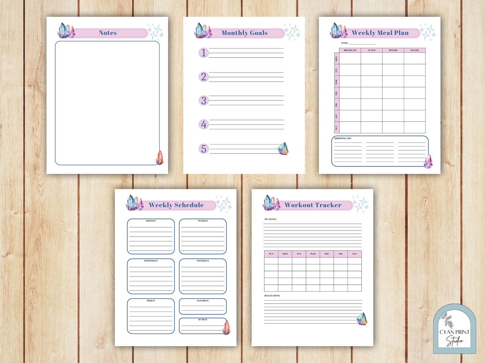 Printable July Planner, Monthly Planner, July Organizer, Daily Planner ...