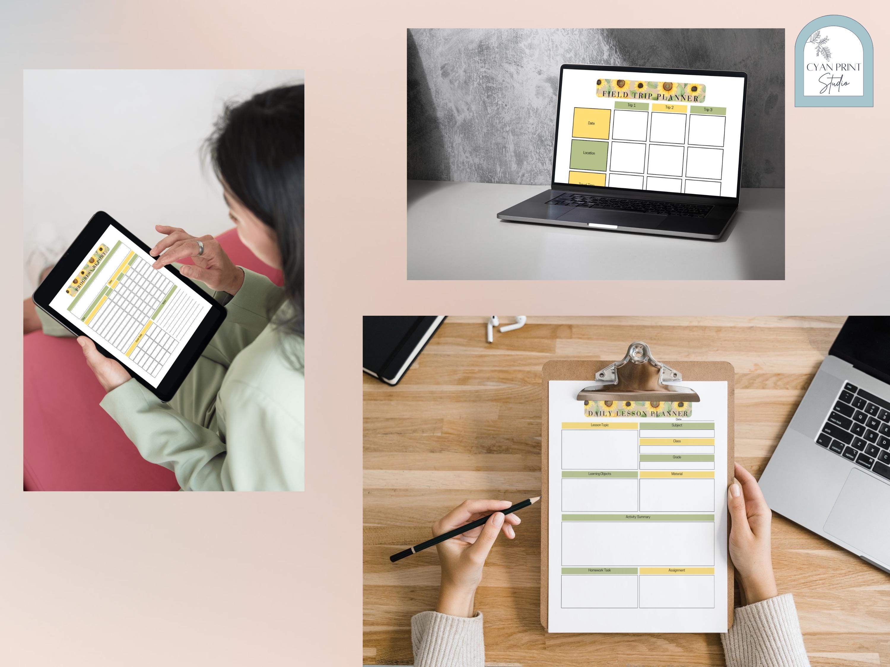 Editable Homeschool Planner, Lesson Plan Printable, Academic Planner ...