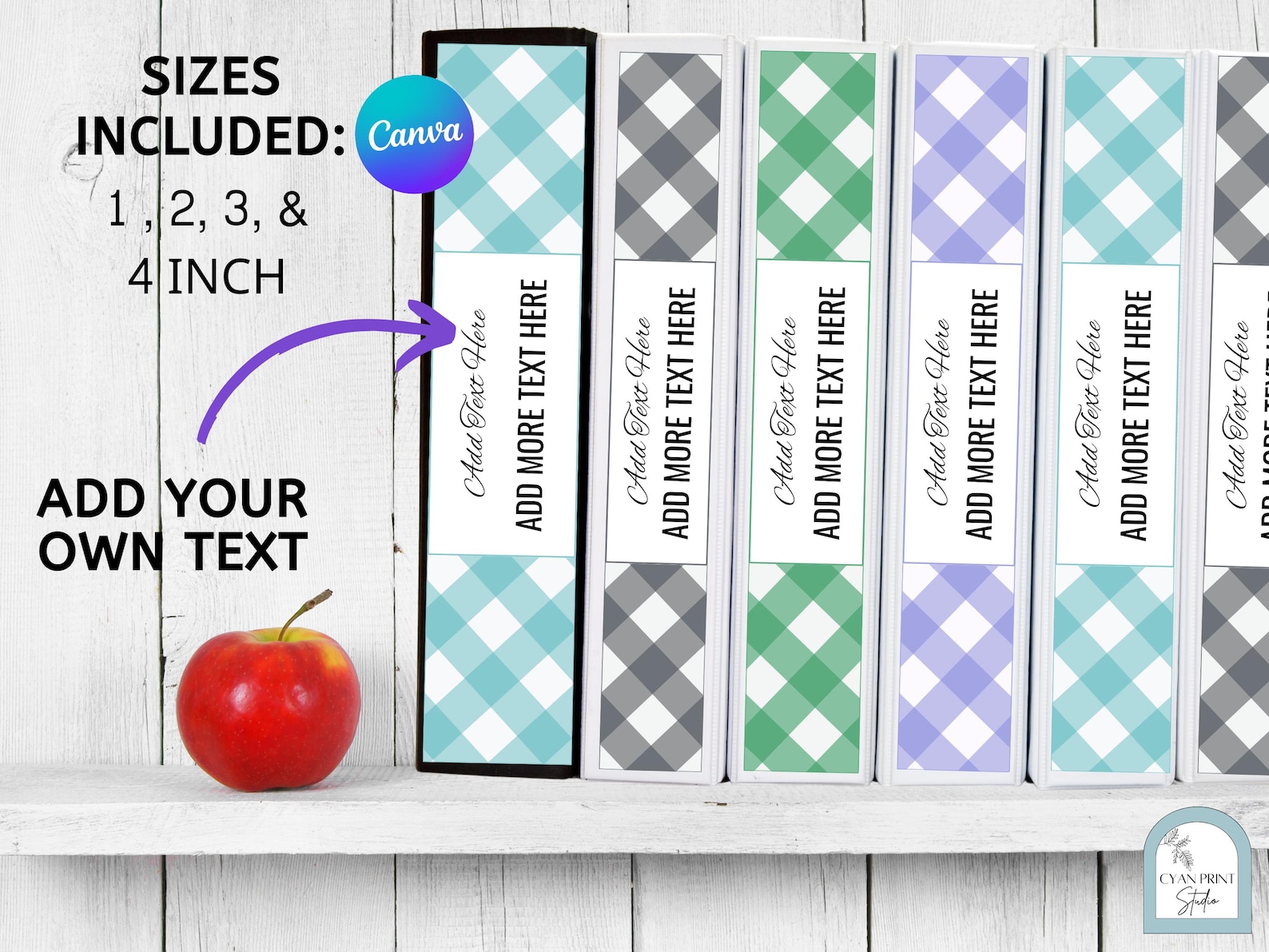 Customizable Classroom Binder & Spine Cover, Educator Organizer ...