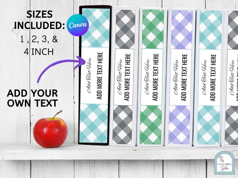 Customizable Classroom Binder & Spine Cover, Educator Organizer ...