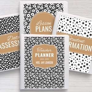 Customizable Classroom Binder & Spine Cover, Educator Organizer ...