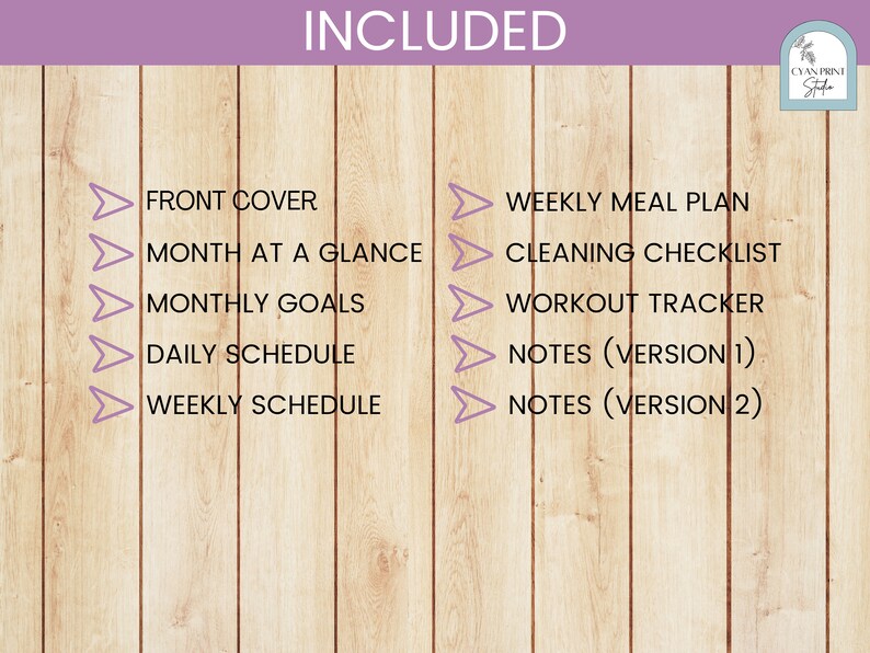 Printable July Planner, Monthly Planner, July Organizer, Daily Planner ...