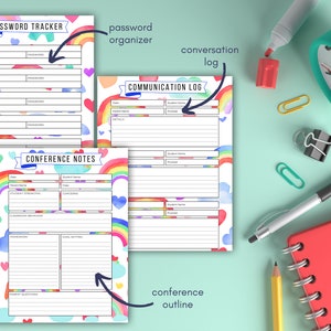 Teacher Planner, Lesson Plan Printable, Academic Schedule, Daily Lesson ...