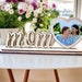 Mom Stand With Heart Shape Photo, Personalized Mom Picture Frame ...