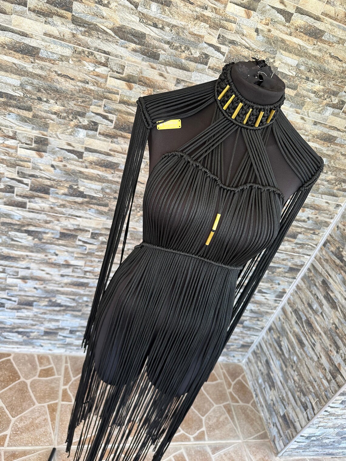 Burning Man Outfit Womens, Festival Set, Macrame Dress, Rave Outfit ...