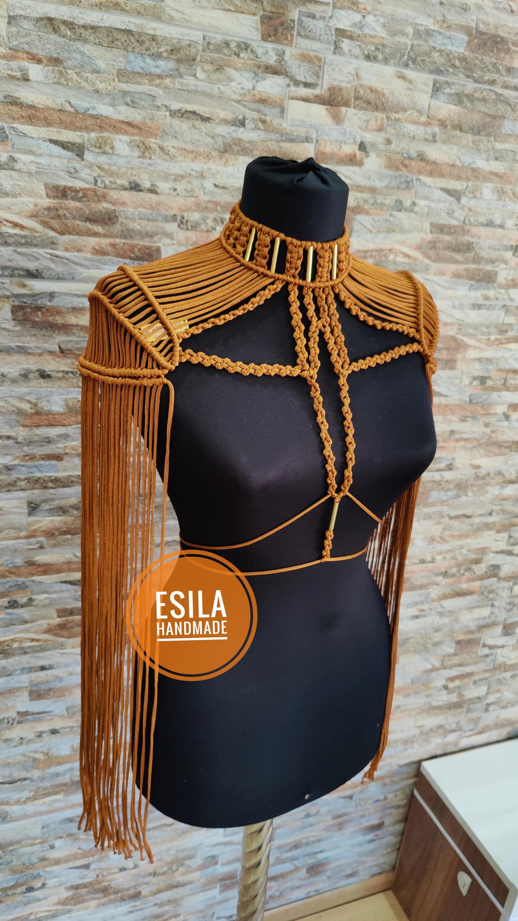 Festival Outfit, Macrame Dress, Rave Outfit, Burning Man, Macrame ...