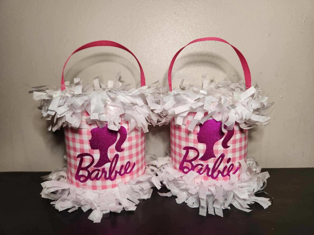 10 Barbie Mini Piñatas for Birthdays, Party Favors, Candy Boxes, Favor ...