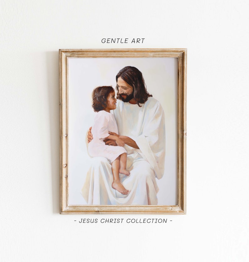 Jesus Children Print, Jesus Teaching LDS Art, Preacher, Jesus Picture ...