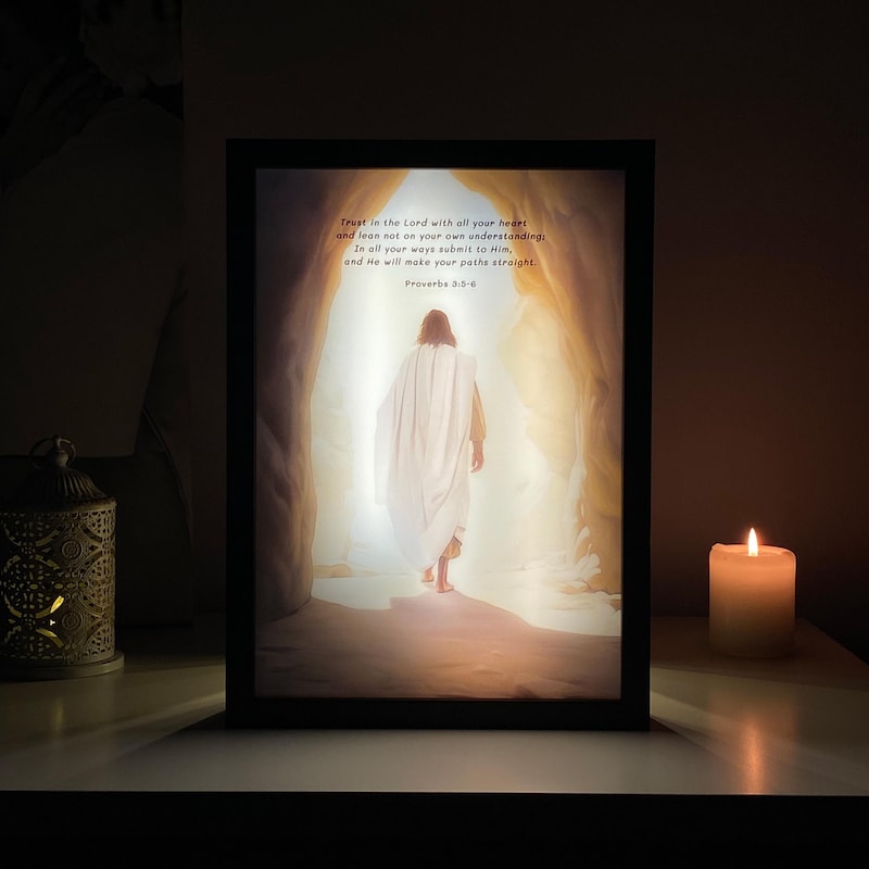 Jesus Led Light Box - Etsy