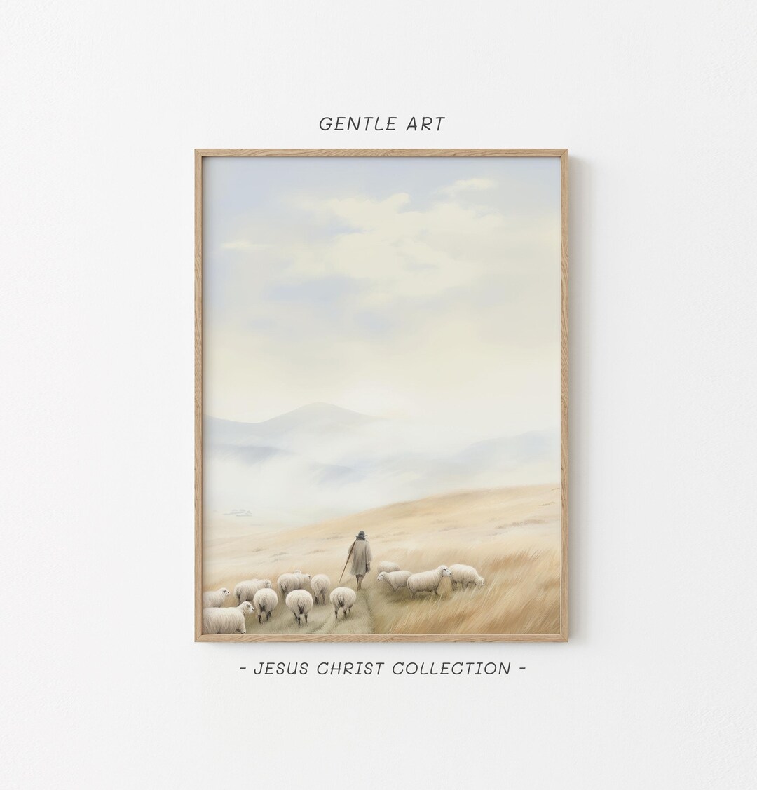 Jesus is My Shepherd, Jesus is Good, Jesus Canvas, Jesus Christ Art ...