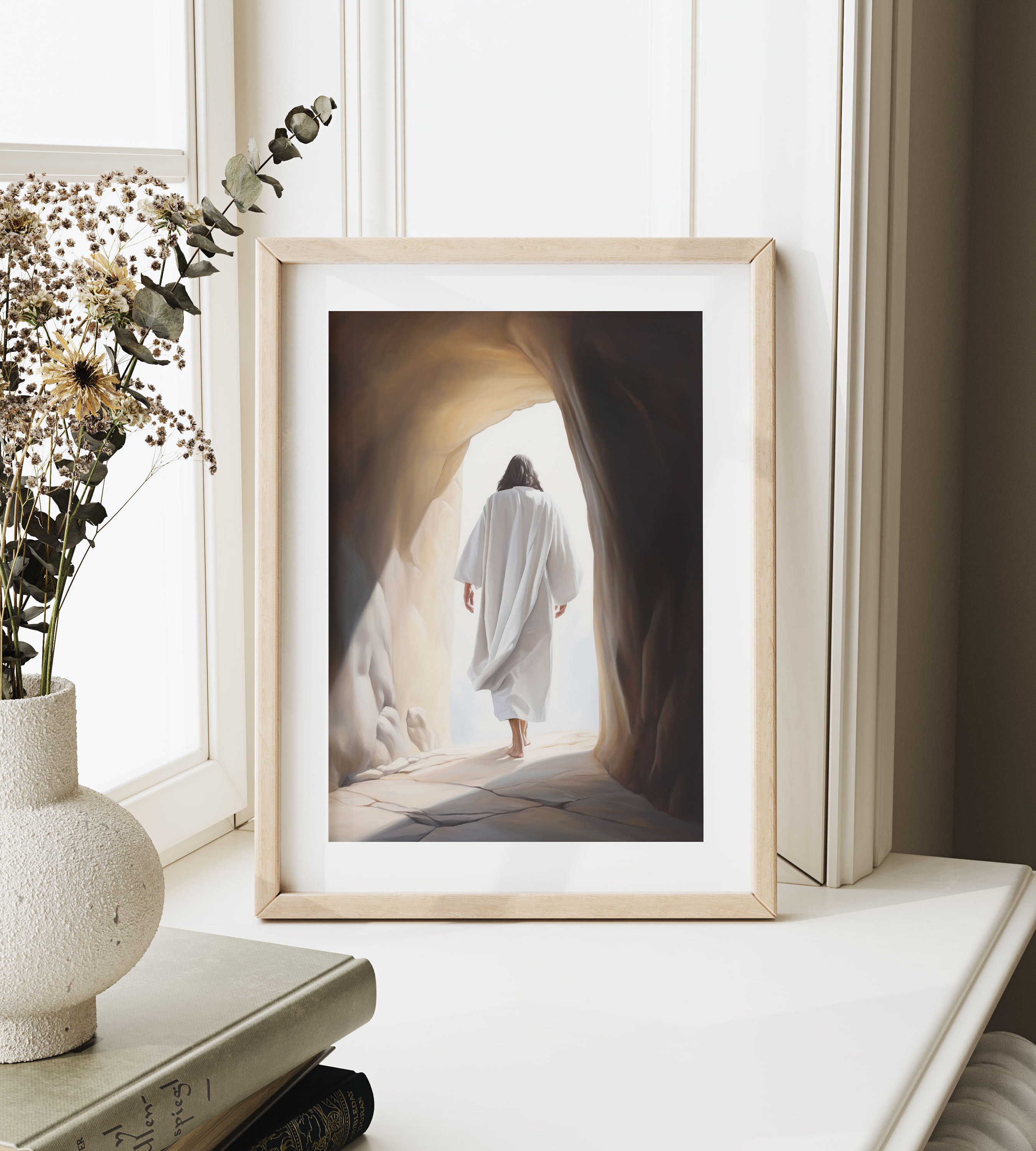 Jesus Christ Resurrected, Easter LDS, Jesus Christ Leaving the Tomb, He ...