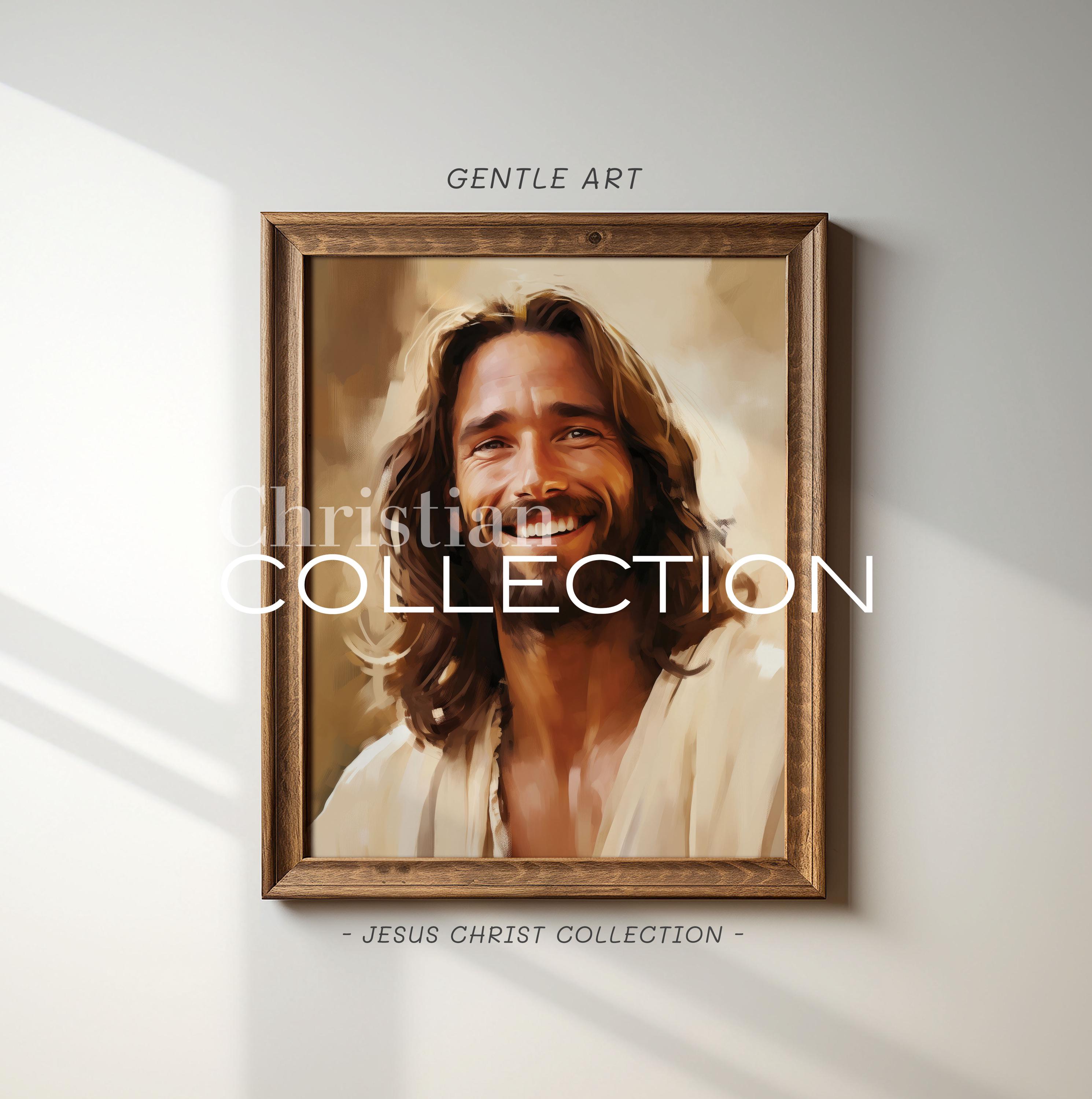 Jesus Happy, Jesus Smiling, Jesus Face, Jesus Laughing, Jesus Portrait ...