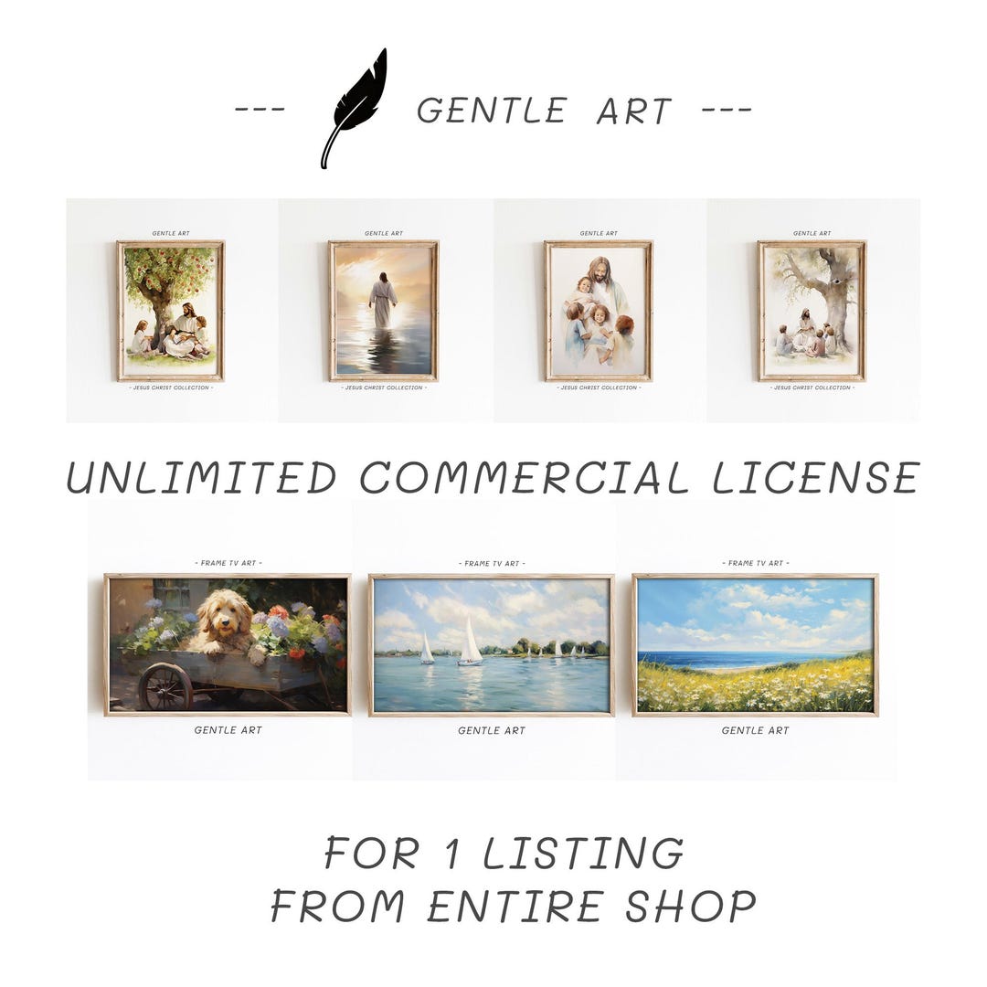 Unlimited Commercial License, Commercial Printable, Unlimited Sales ...