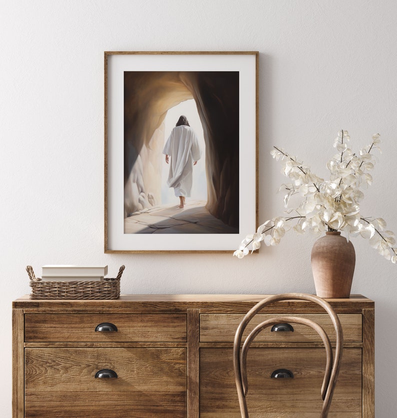 Jesus Christ Resurrected, Easter LDS, Jesus Christ Leaving the Tomb, He ...