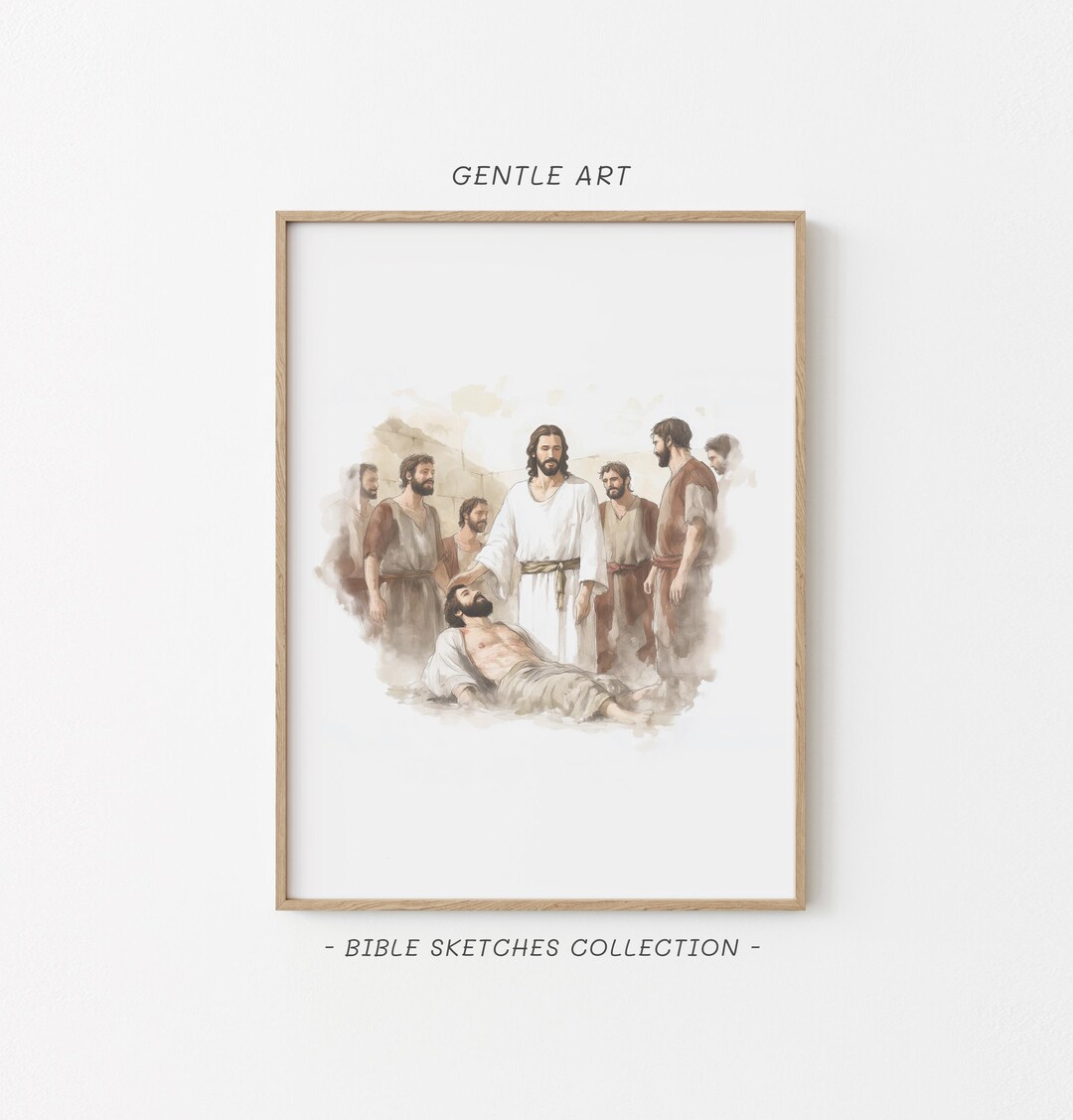 Jesus Heals Paralytic, Jesus Heals A Man, Jesus Healing, Miracles of ...