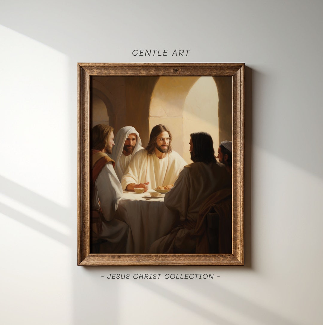 Jesus the Last Supper Painting, Christ Scene, Pastoral Gift, Preacher ...