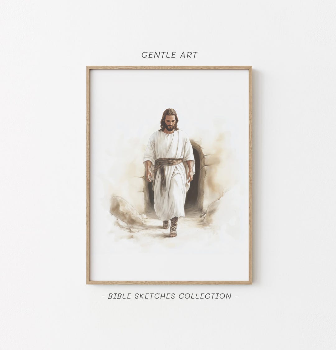 He is Risen, Christian Easter Decor, Pastoral Gift, Easter Art, Lds ...