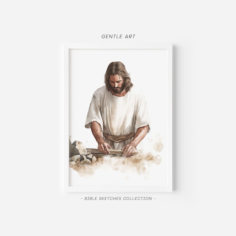 Jesus Carpenter, Jesus Woodworking, Labor Day, Jesus Picture, Jesus ...