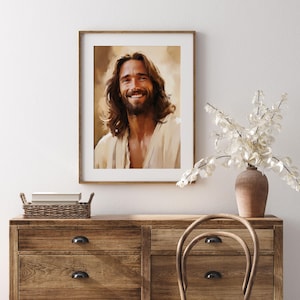 Jesus Happy, Jesus Smiling, Jesus Face, Jesus Laughing, Jesus Portrait ...